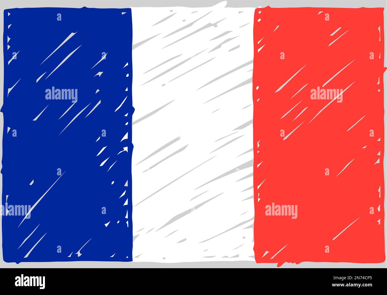 Flag Color Pencil Sketch Illustration Vector Stock Vector Image & Art ...