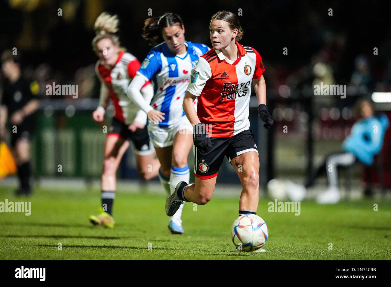 Rotterdam - Justine Brandau of Feyenoord V1 during the match between ...