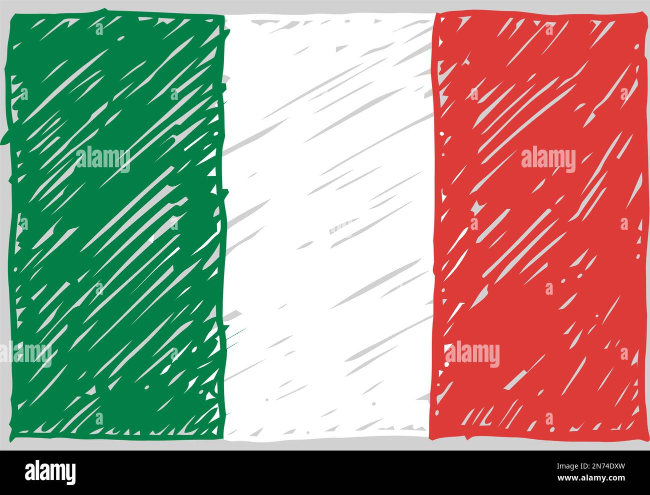 Flag Color Pencil Sketch Illustration Vector Stock Vector Image & Art ...