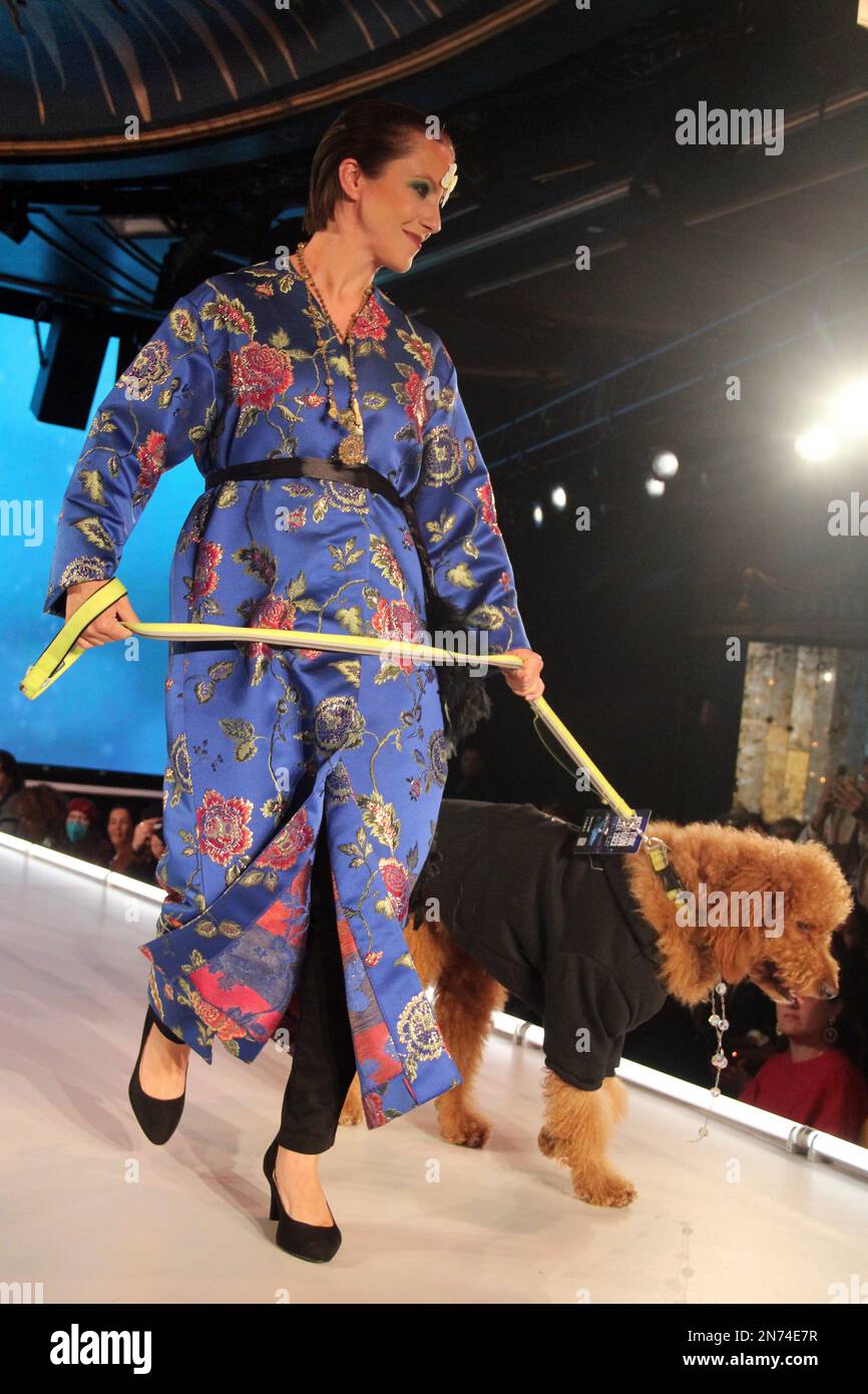 New York, NY, USA. 10th Feb, 2023. Model walks the runway at the ...