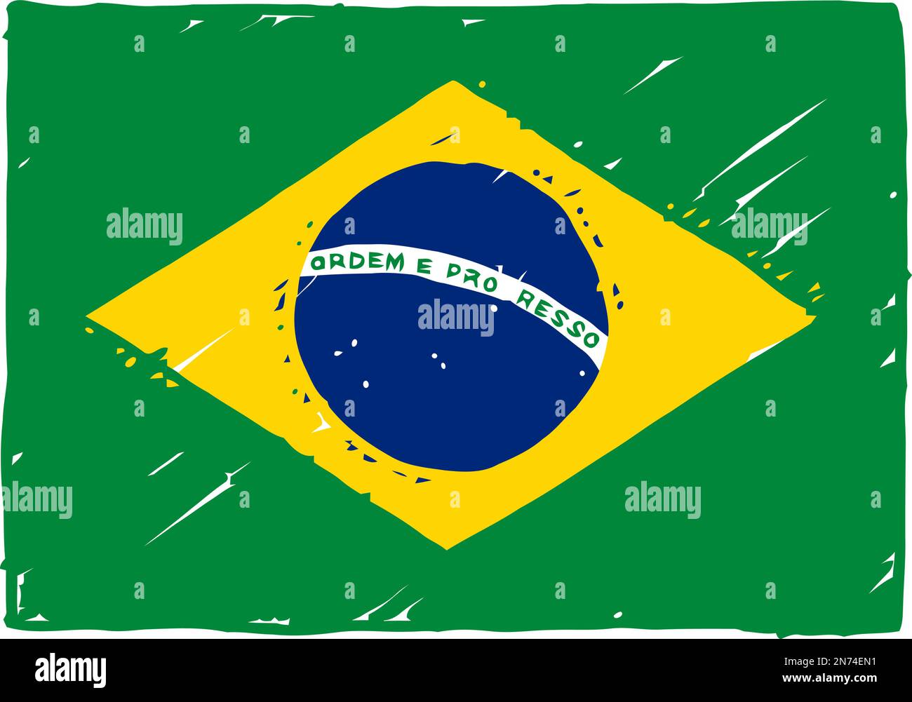 Flag Color Pencil Sketch Illustration Vector Stock Vector Image & Art ...