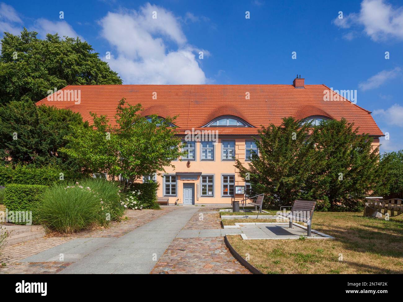 City museum, baroque monastery building in the former monastery ...