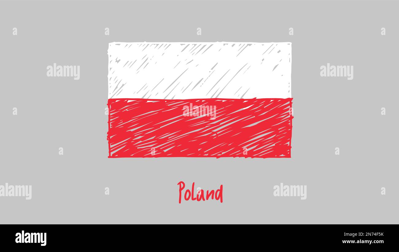 Flag Color Pencil Sketch Illustration Vector Stock Vector Image & Art ...