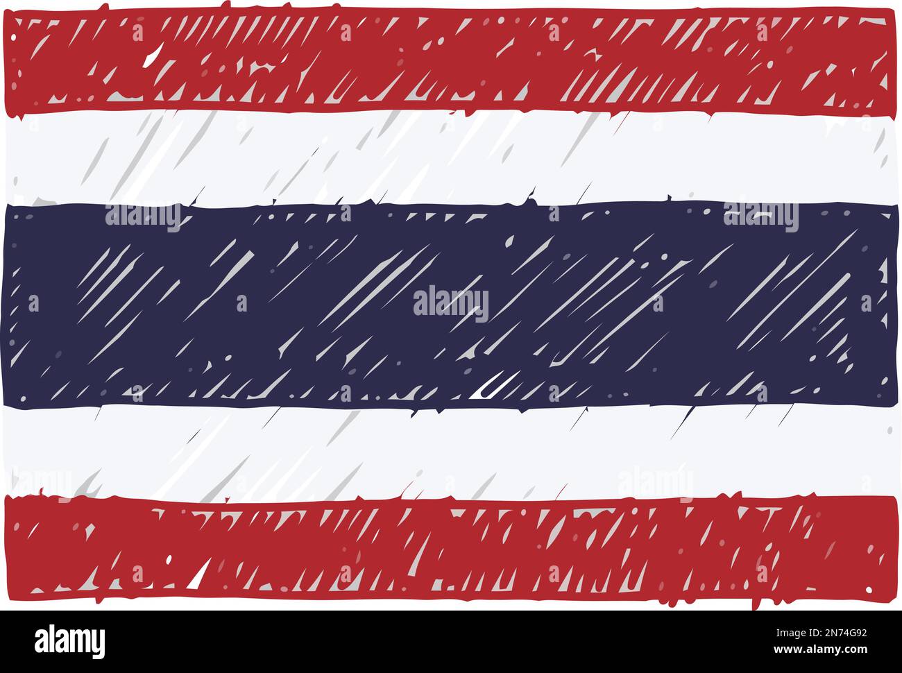 Flag Color Pencil Sketch Illustration Vector Stock Vector Image & Art ...