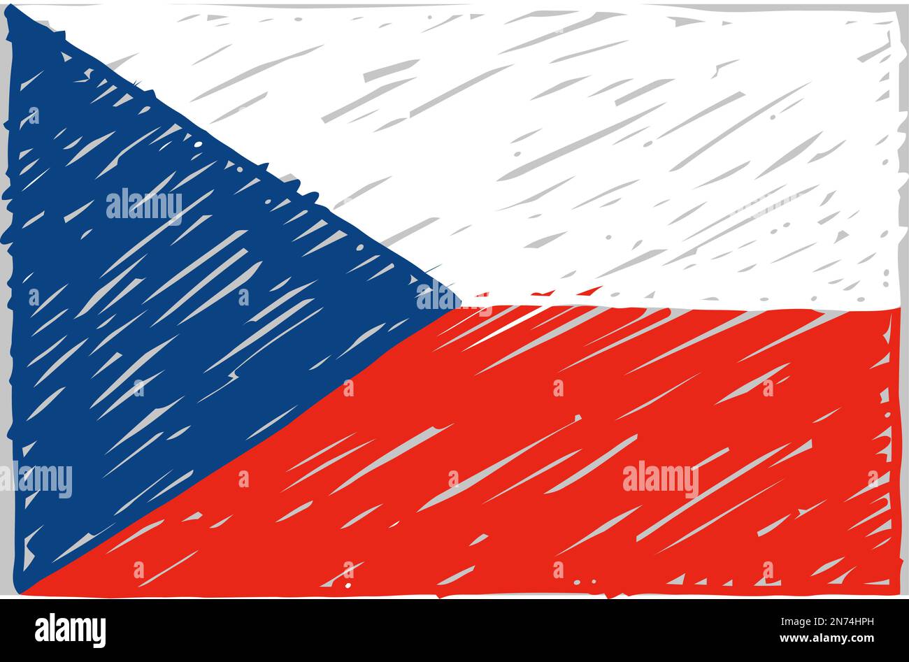 Flag Color Pencil Sketch Illustration Vector Stock Vector Image & Art ...