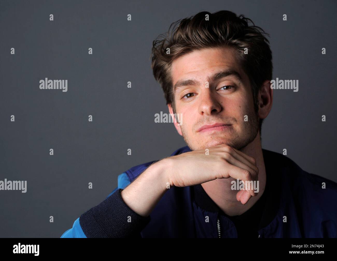 Andrew Garfield poses for a portrait on Day 3 of Comic-Con ...