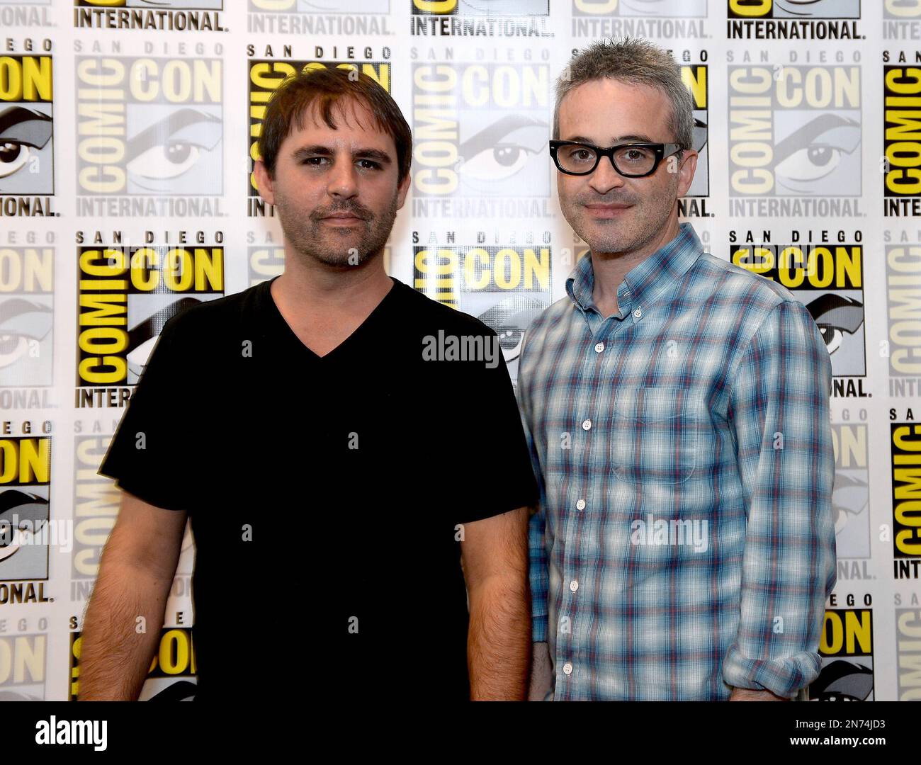 From left, executive producers Roberto Orci and Alex Kurtzman attend ...
