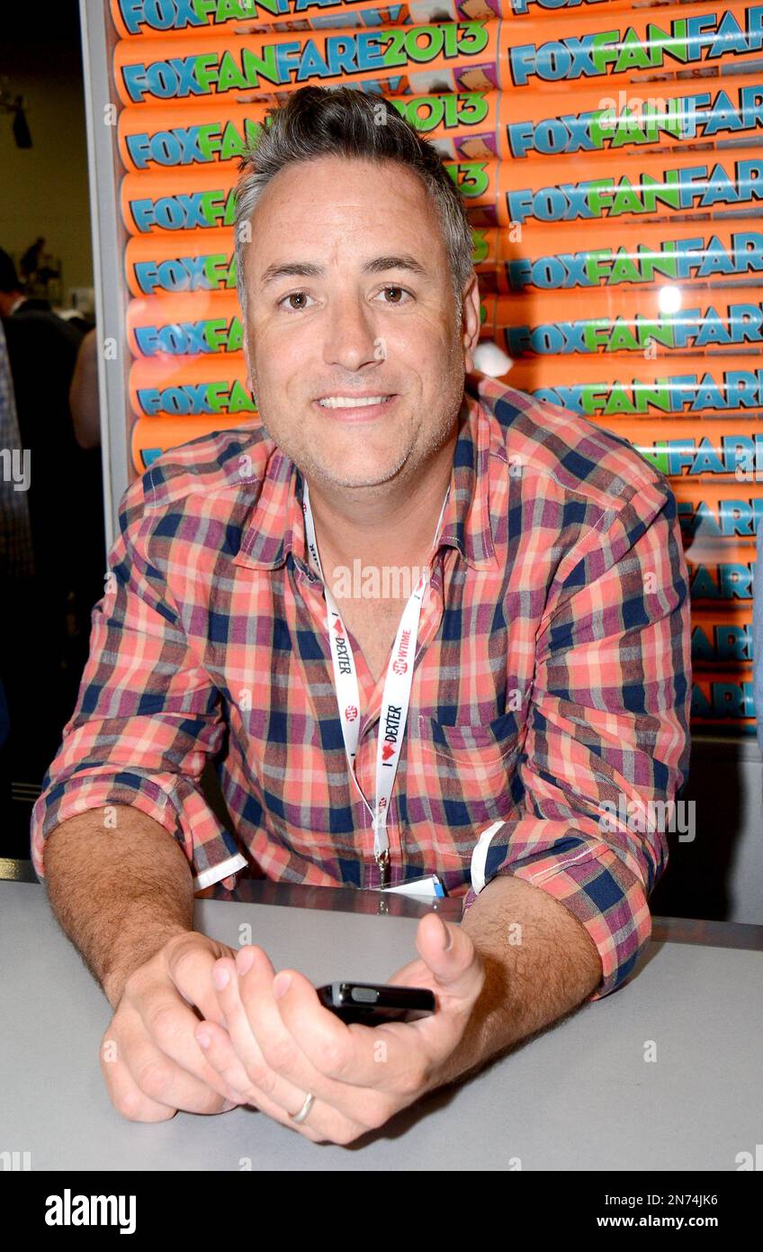 Actor Larry Murphy attends the FOX "Bob's Burgers" booth signing on Day ...