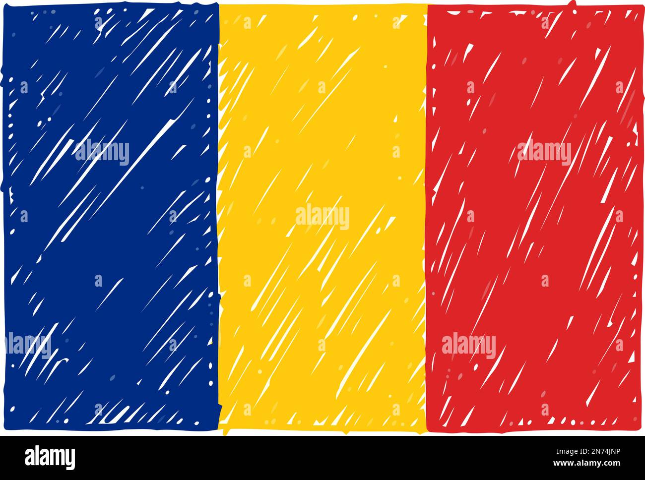 Flag Color Pencil Sketch Illustration Vector Stock Vector Image & Art ...