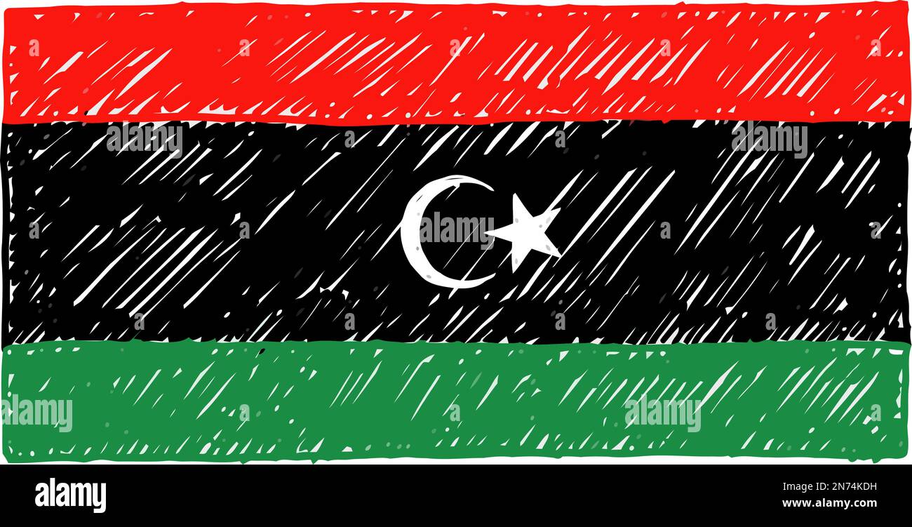 Flag Color Pencil Sketch Illustration Vector Stock Vector Image & Art ...