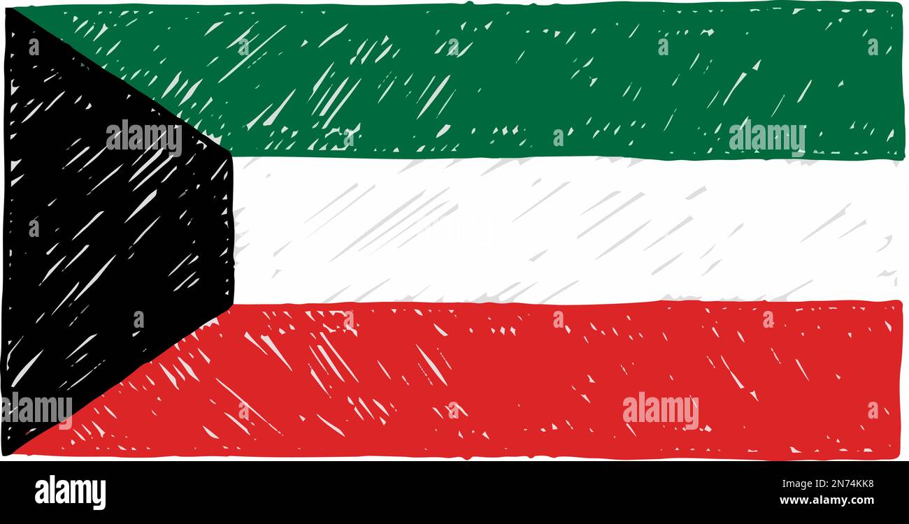 Flag Color Pencil Sketch Illustration Vector Stock Vector Image & Art ...