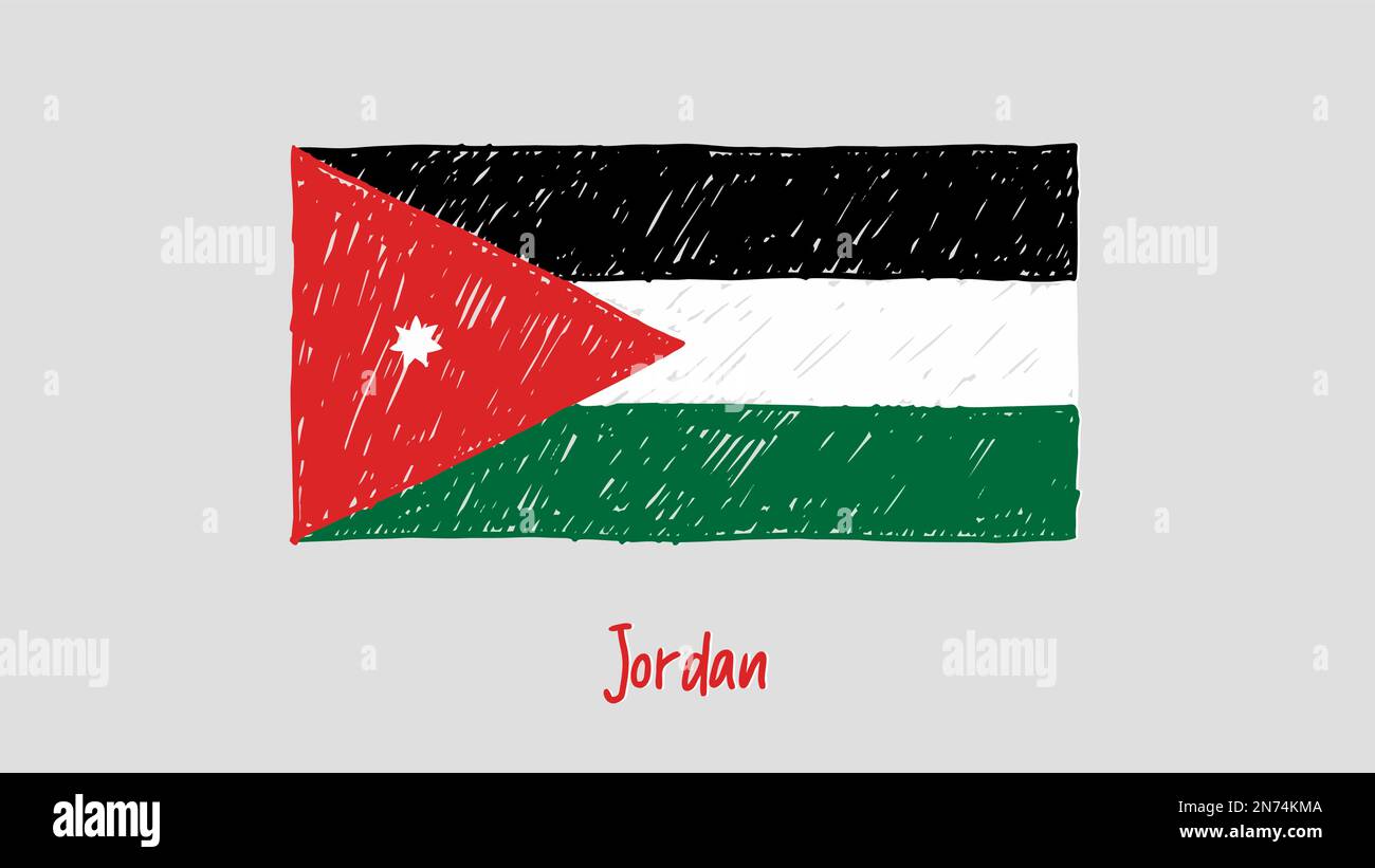 Flag Color Pencil Sketch Illustration Vector Stock Vector Image & Art ...