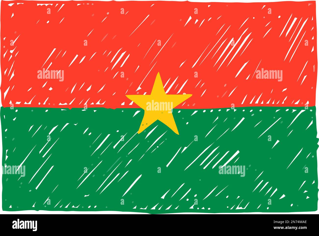 Flag Color Pencil Sketch Illustration Vector Stock Vector Image & Art ...