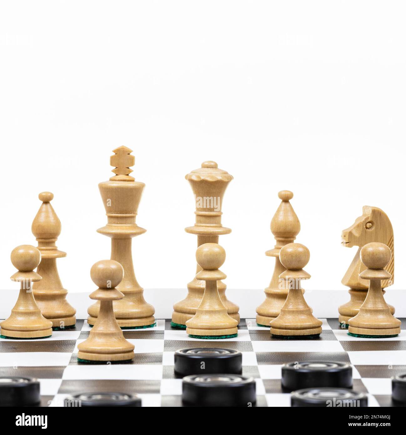 playing by different rules on the same board - black checkers and white ...