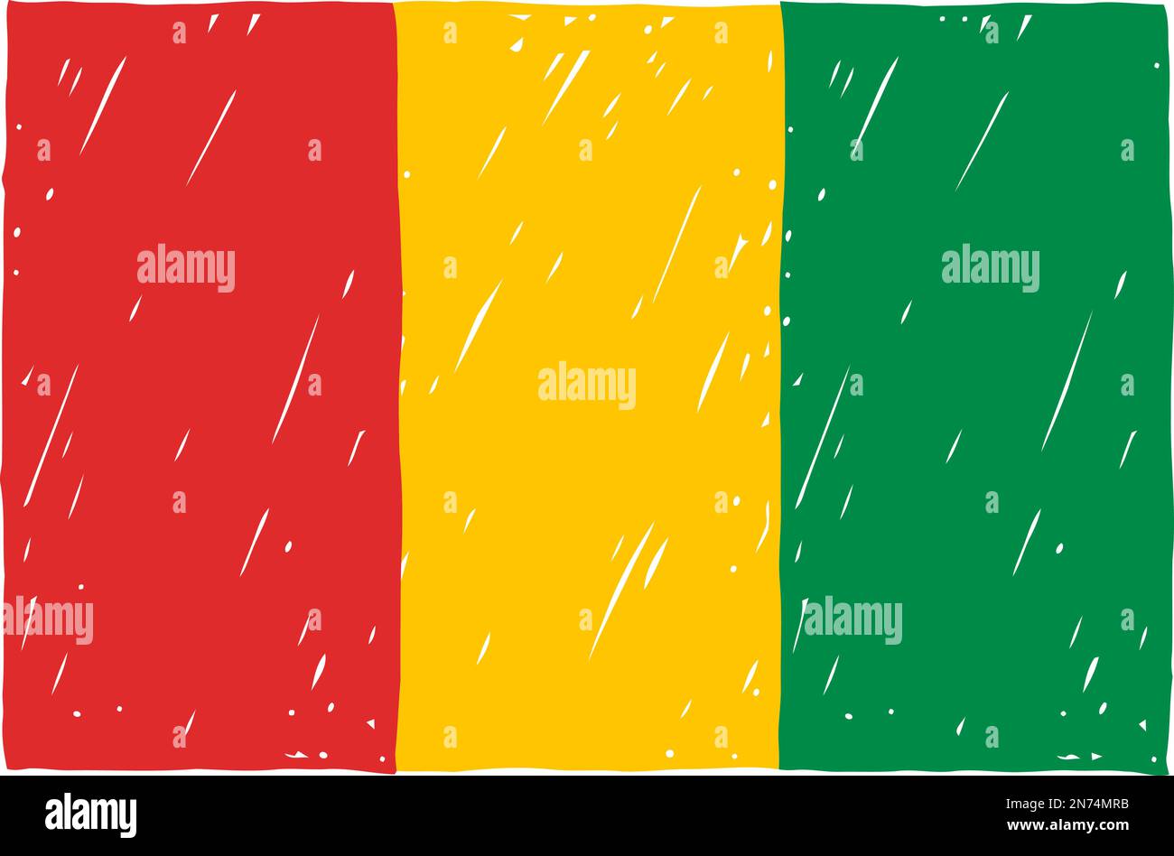 Flag Color Pencil Sketch Illustration Vector Stock Vector Image & Art ...