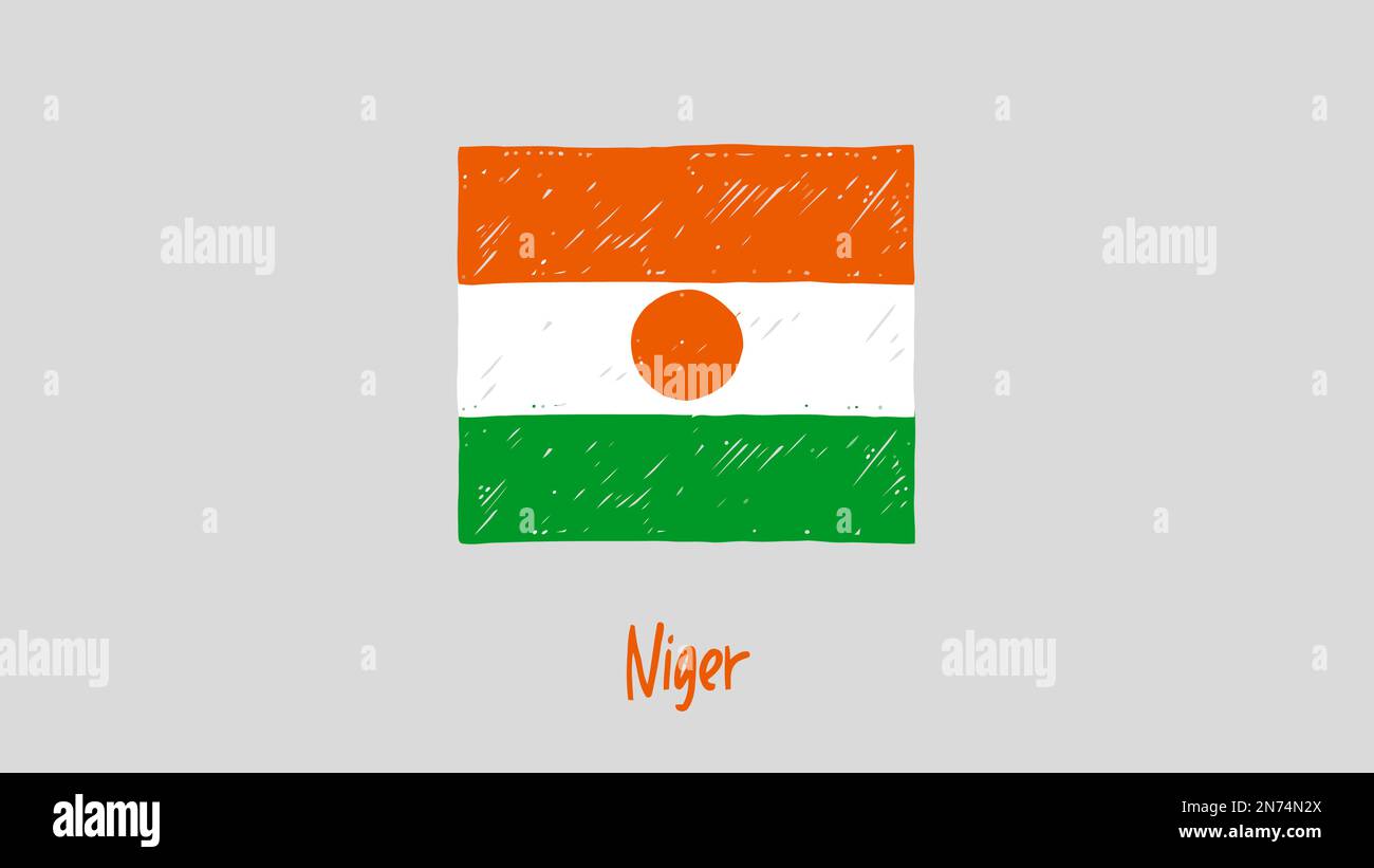 Flag Color Pencil Sketch Illustration Vector Stock Vector Image & Art ...