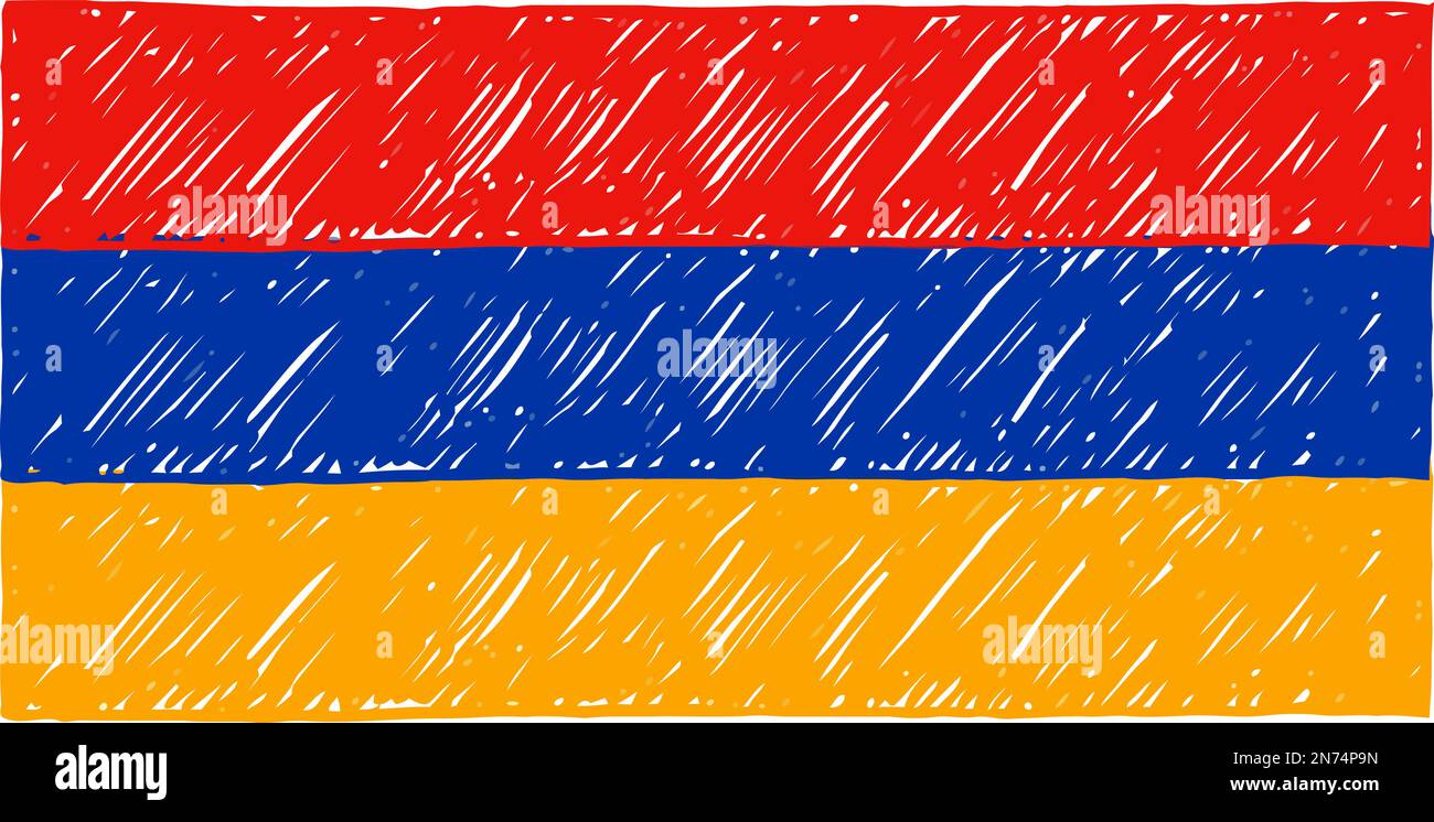 Flag Color Pencil Sketch Illustration Vector Stock Vector Image & Art ...