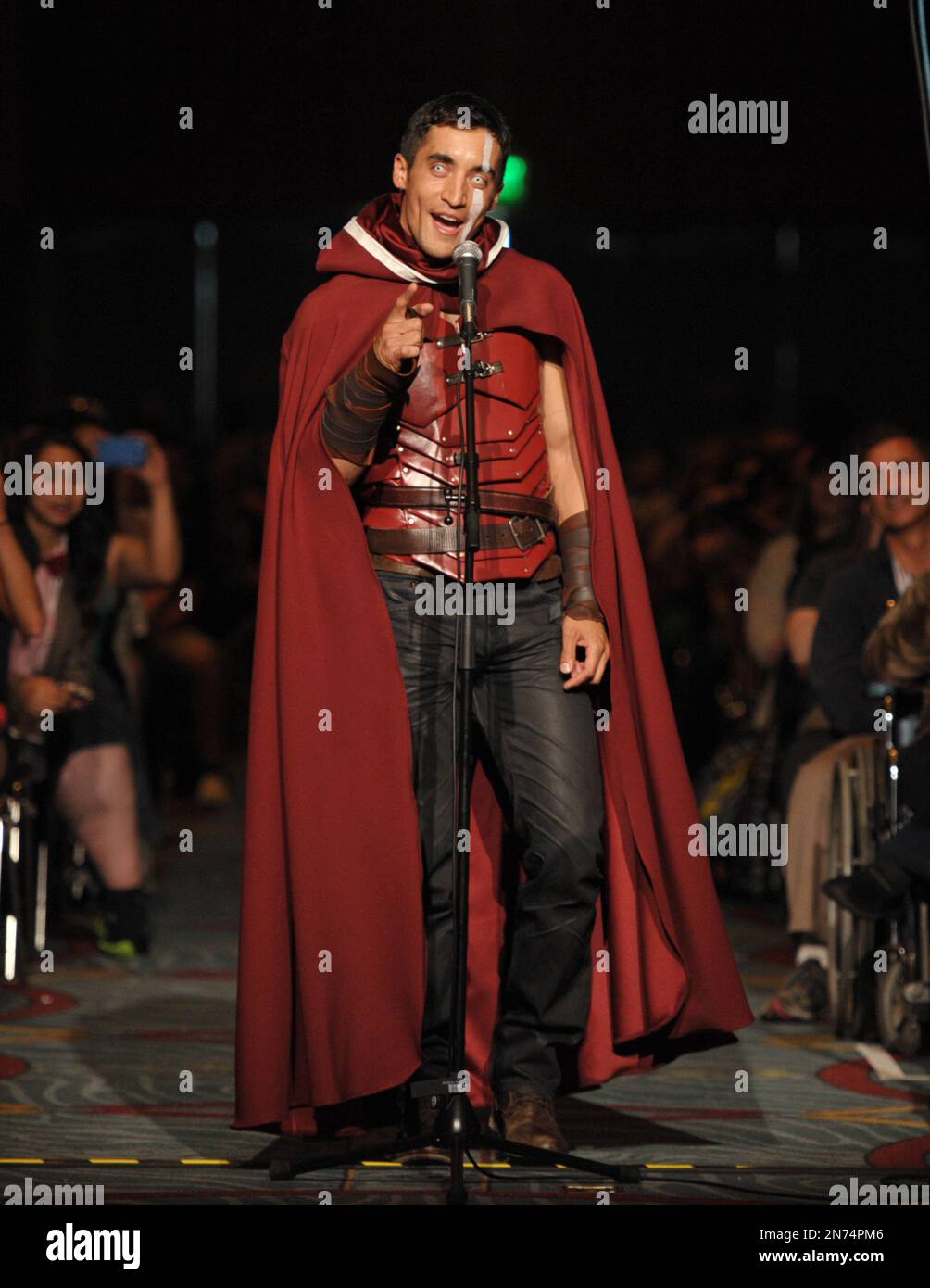 A fan participates in the "Teen Wolf" panel at the San Diego Convention ...