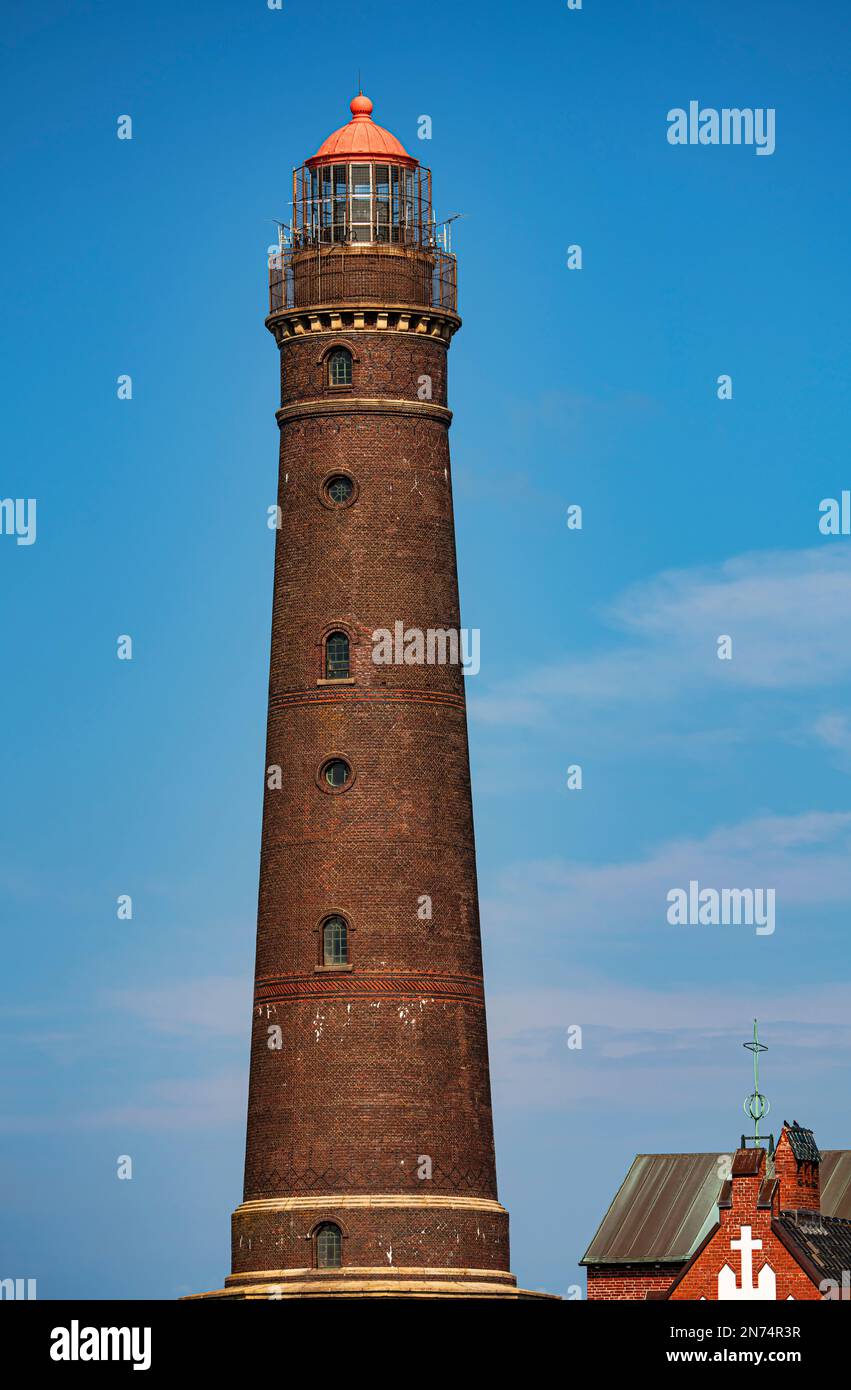New lighthouse, Borkum island Stock Photo - Alamy