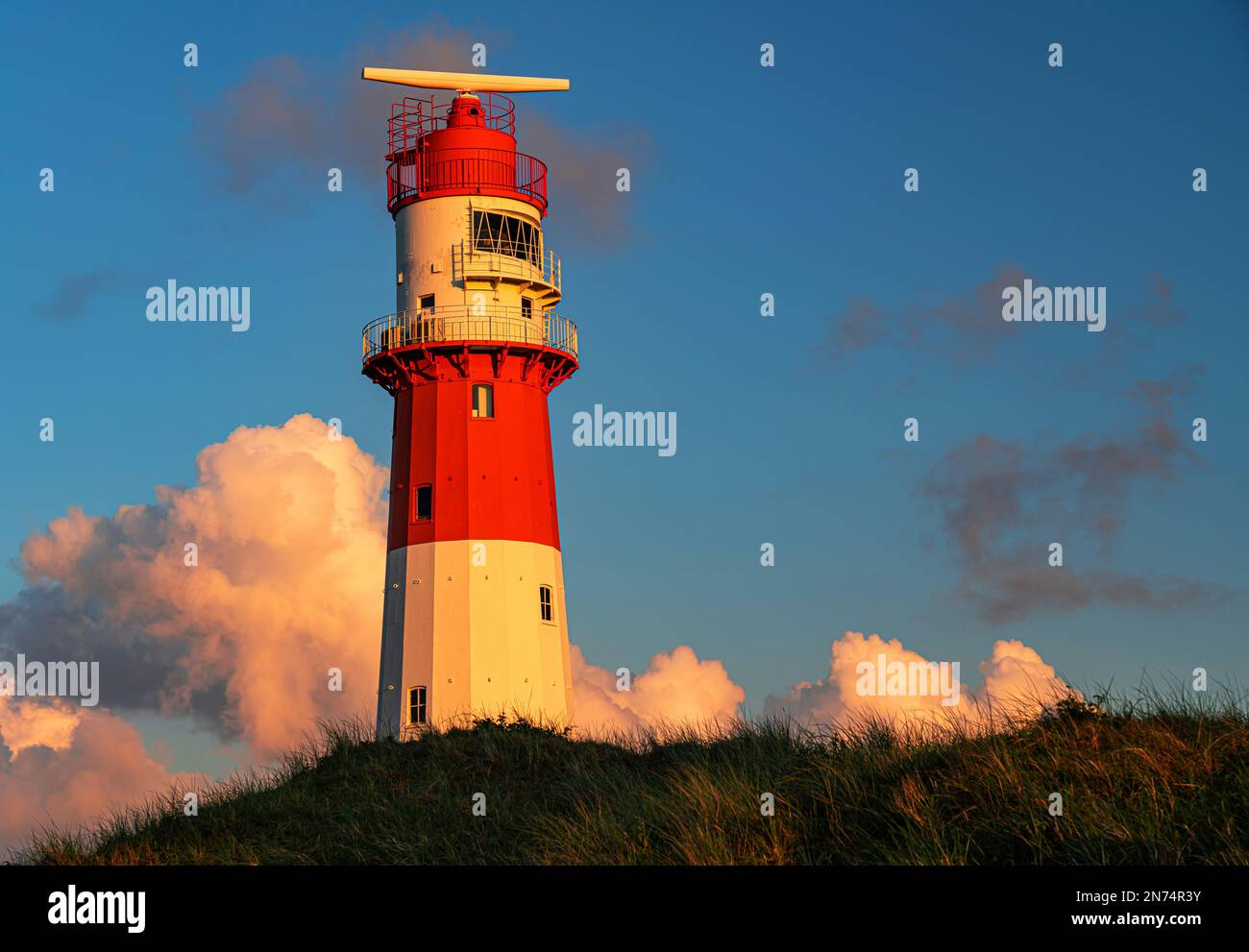 Electric lighthouse, Borkum island Stock Photo - Alamy
