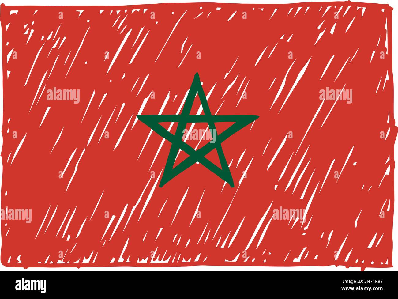Flag Color Pencil Sketch Illustration Vector Stock Vector Image & Art ...