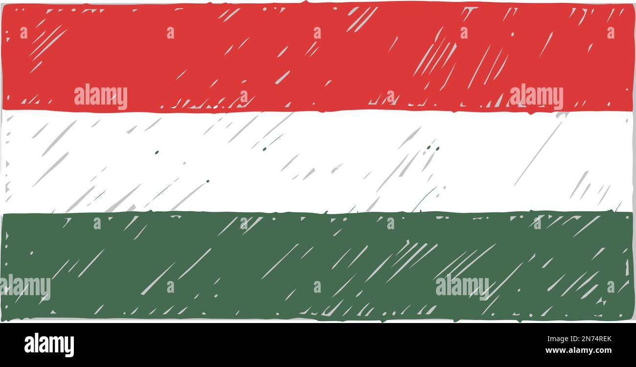 Flag Color Pencil Sketch Illustration Vector Stock Vector Image & Art ...
