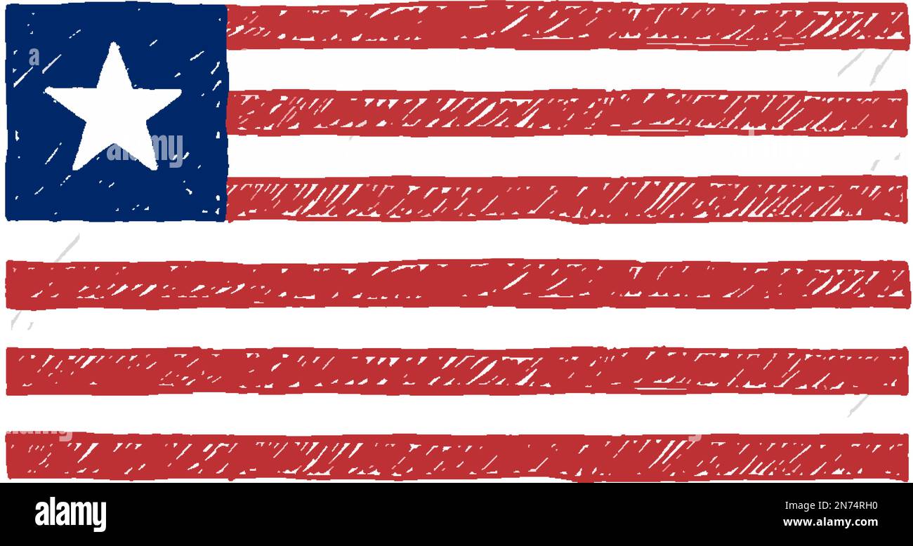 Flag Color Pencil Sketch Illustration Vector Stock Vector Image & Art ...