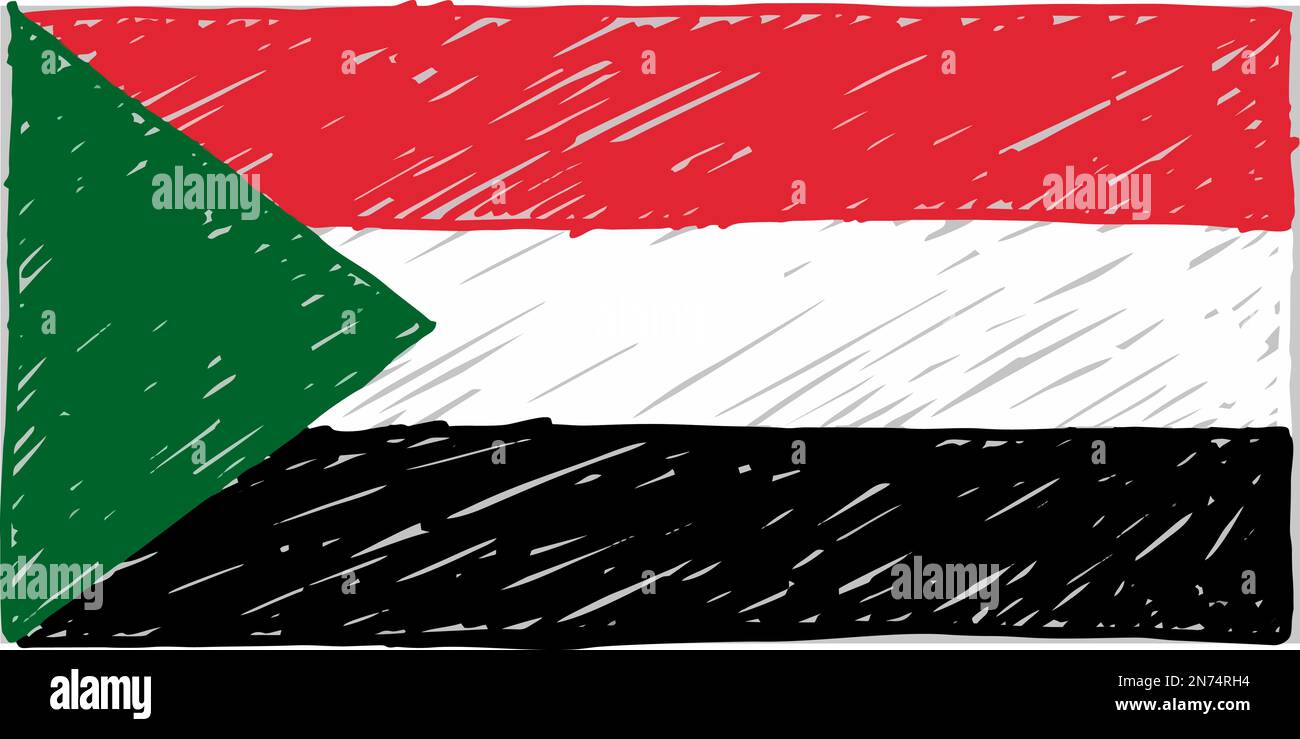 Flag Color Pencil Sketch Illustration Vector Stock Vector Image & Art ...