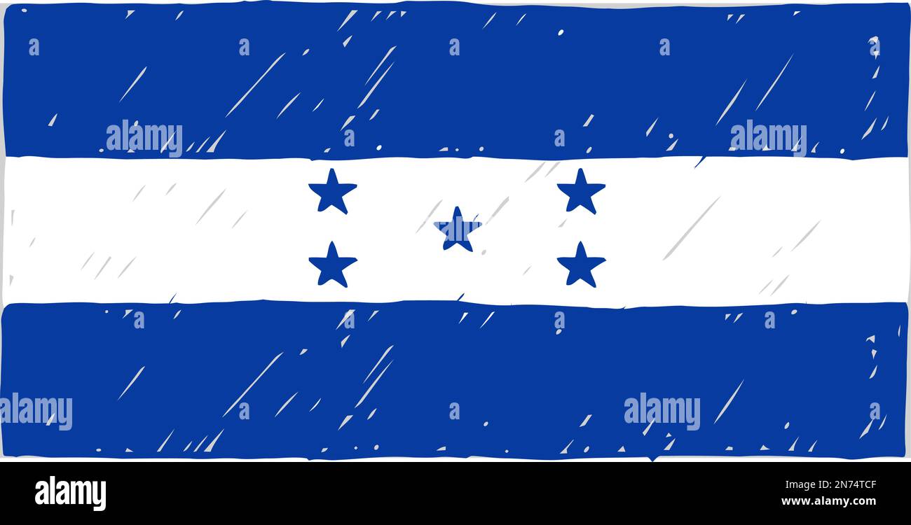 Flag Color Pencil Sketch Illustration Vector Stock Vector Image & Art ...