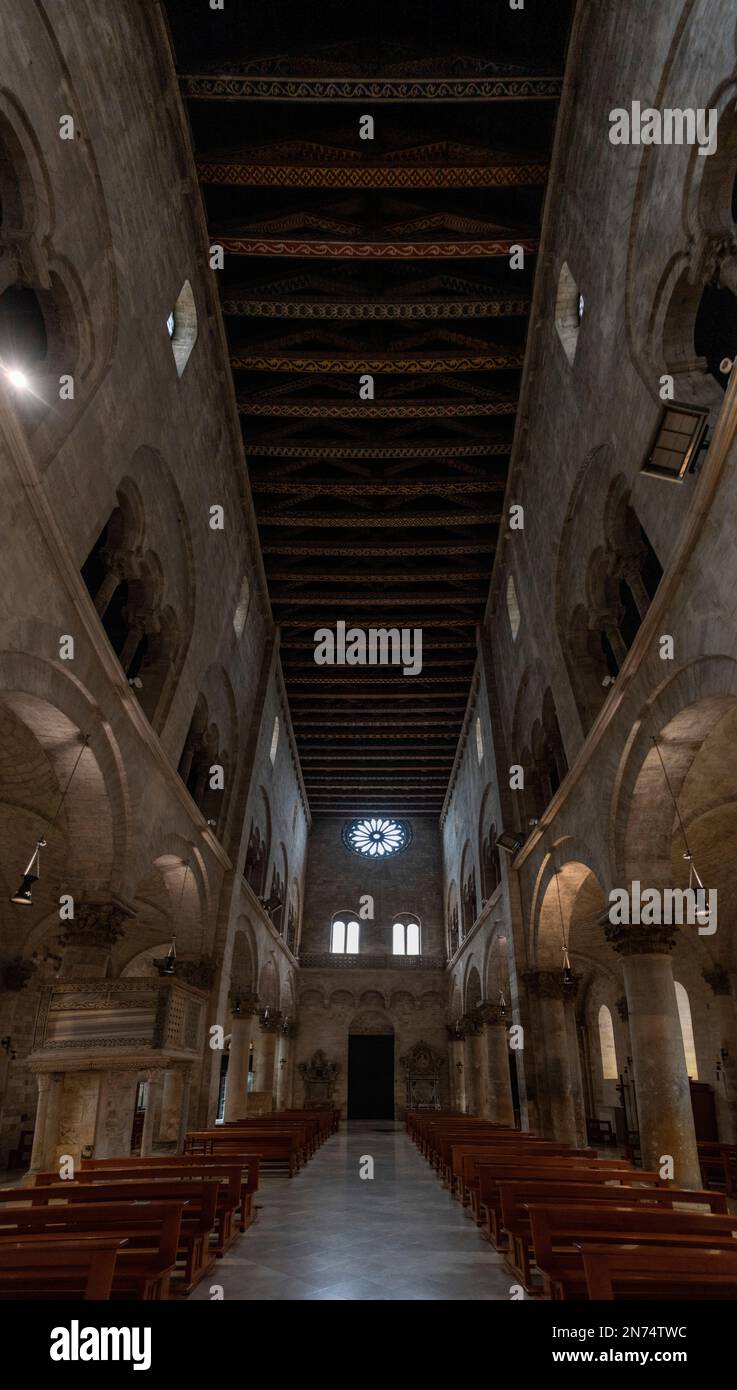 Iconic Romanesque cathedral St Mary of the Assumption in Bitonto ...
