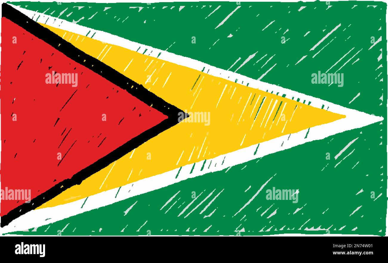 Flag Color Pencil Sketch Illustration Vector Stock Vector Image & Art ...