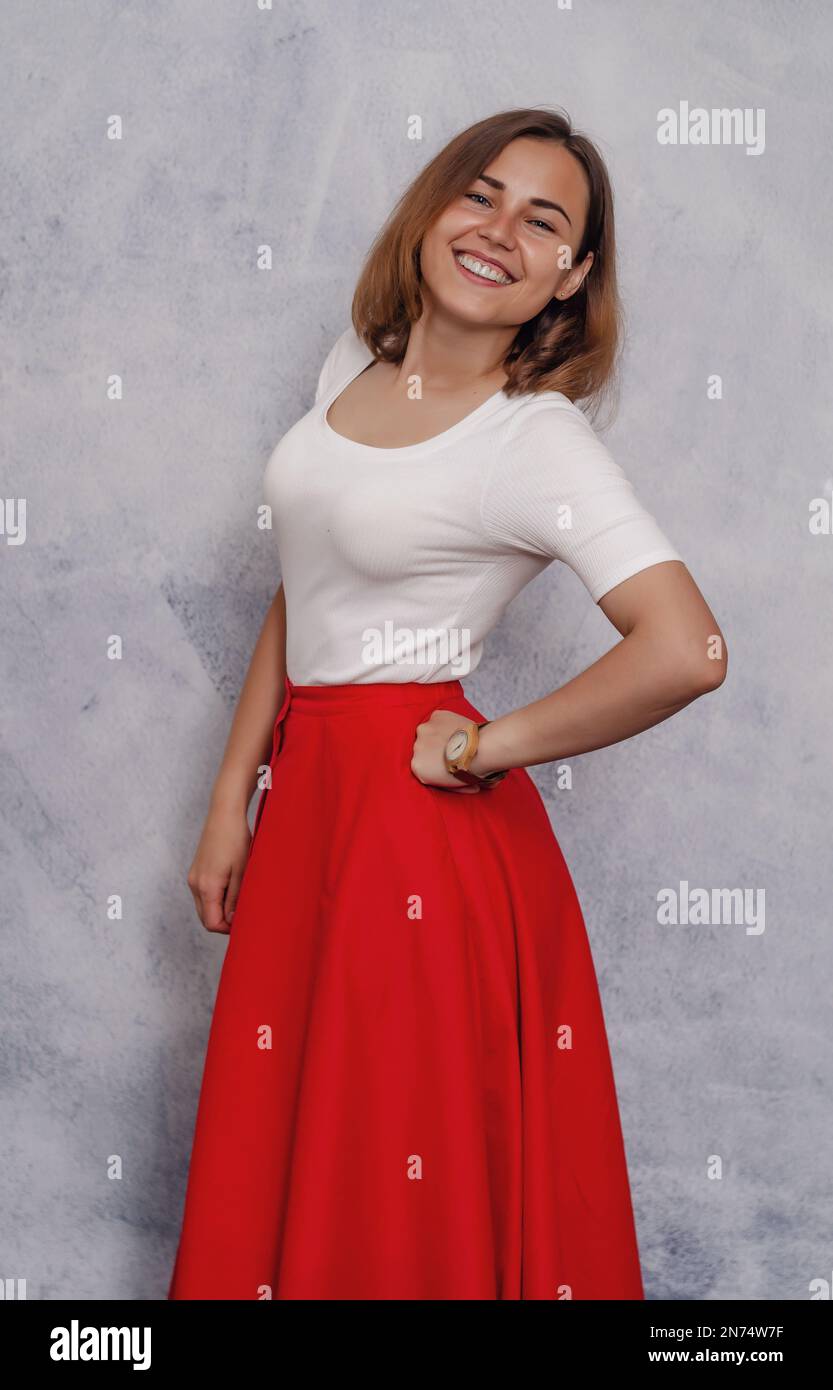 Ironically looking woman hi-res stock photography and images - Alamy