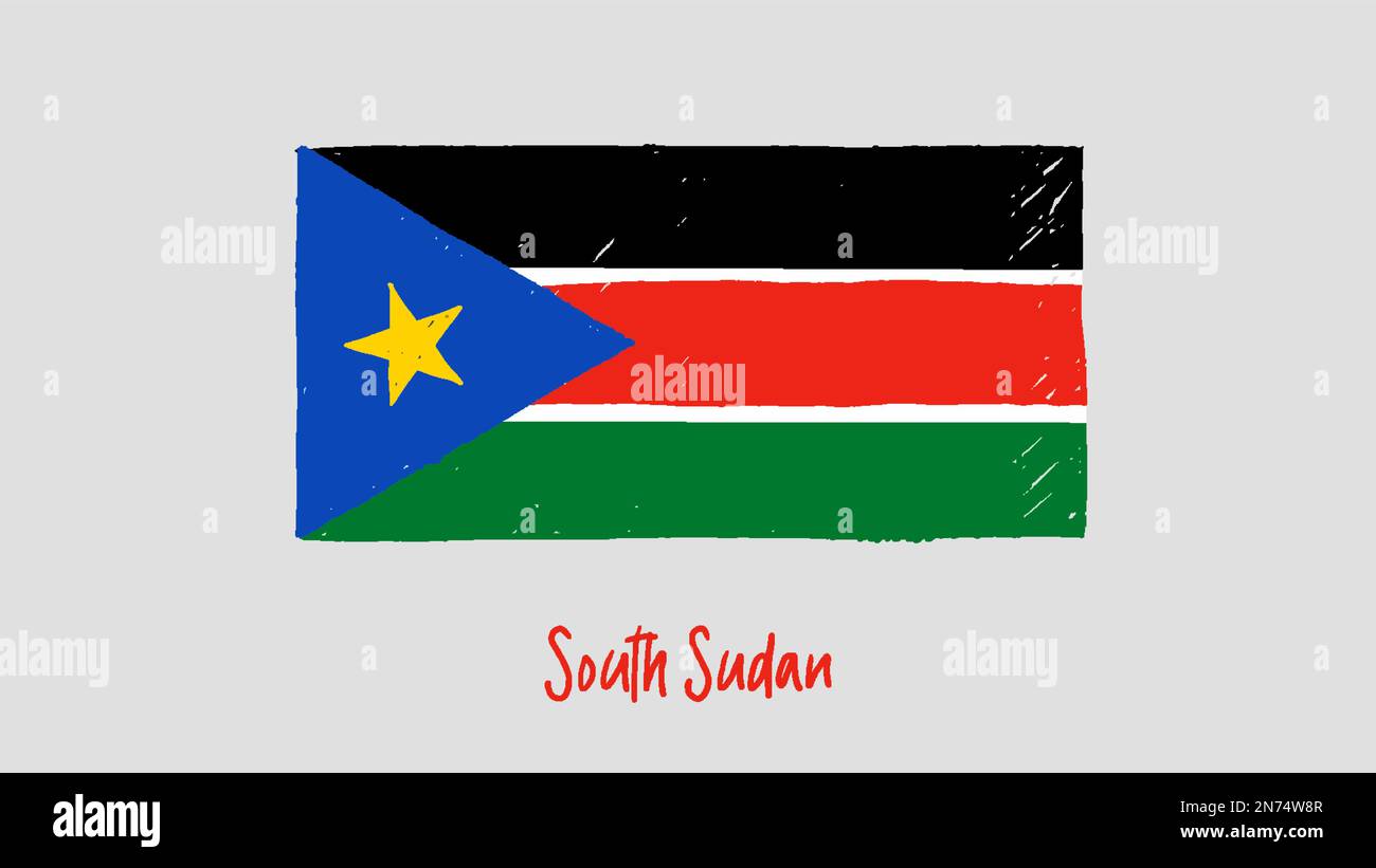 Flag Color Pencil Sketch Illustration Vector Stock Vector Image & Art ...