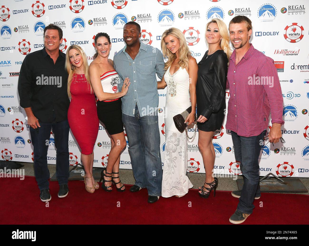 From left, Bob Guiney, Guest, Tiffany Michelle, Roger Cross, Joanna ...