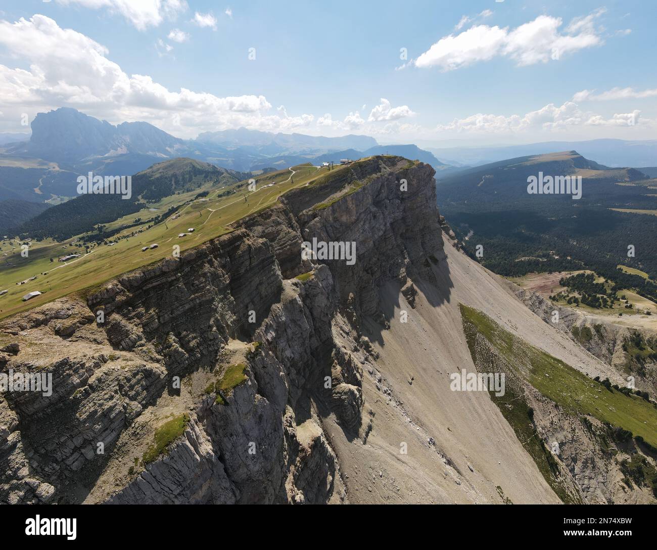 Beautiful peak mount seceda hi-res stock photography and images - Alamy