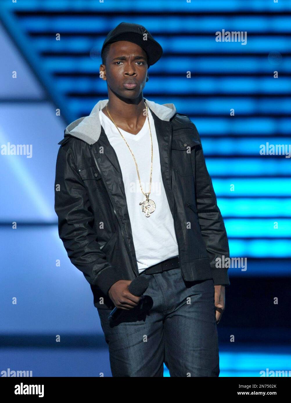 Jay Pharoah speaks on stage at the ESPY Awards on Wednesday, July 17 ...