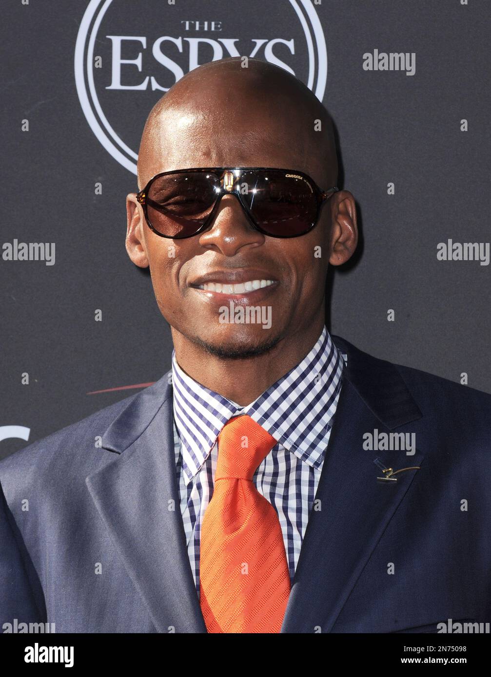 NBA basketball player Ray Allen arrives at the ESPY Awards on Wednesday ...