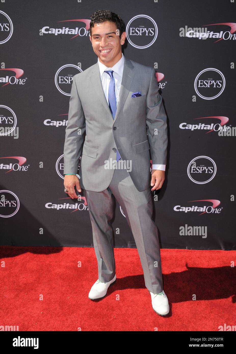 Daniel Rodriguez arrives at the ESPY Awards on Wednesday, July 17, 2013 ...
