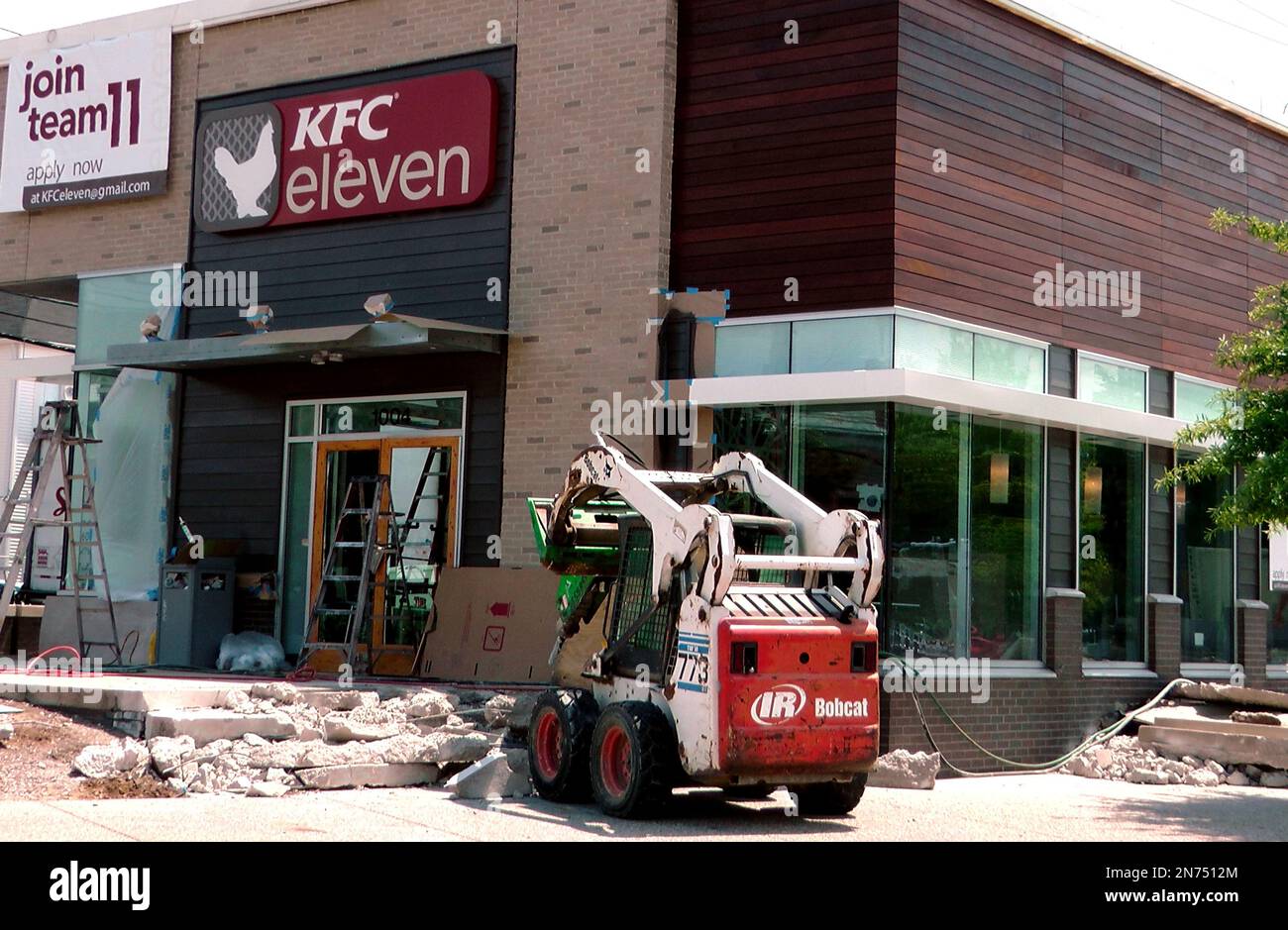 A KFC restaurant that is remodeled on Wednesday, July 17, 2013, in ...