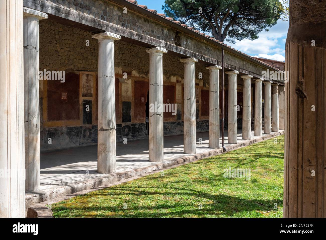 Stabia, Italy, Archaeological excavations of villa S. Marco in Stabia ...