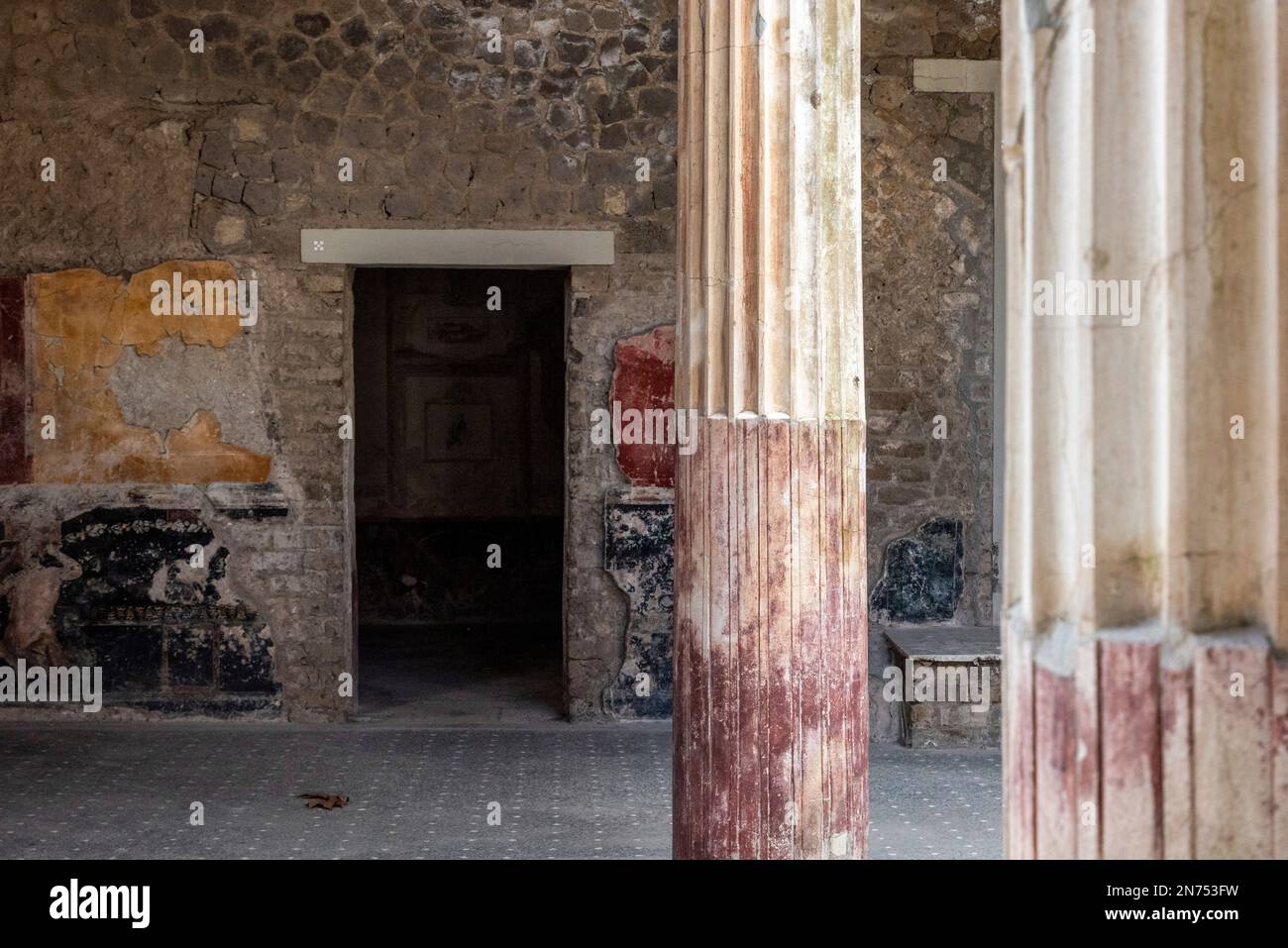 Stabia, Italy, Archaeological excavations of villa S. Marco in Stabia ...