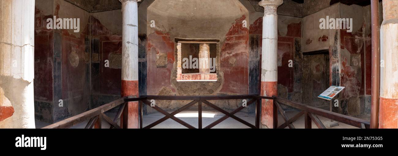 Stabia, Italy, Archaeological excavations of villa S. Marco in Stabia ...
