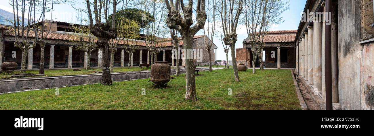 Stabia, Italy, Archaeological excavations of villa S. Marco in Stabia ...