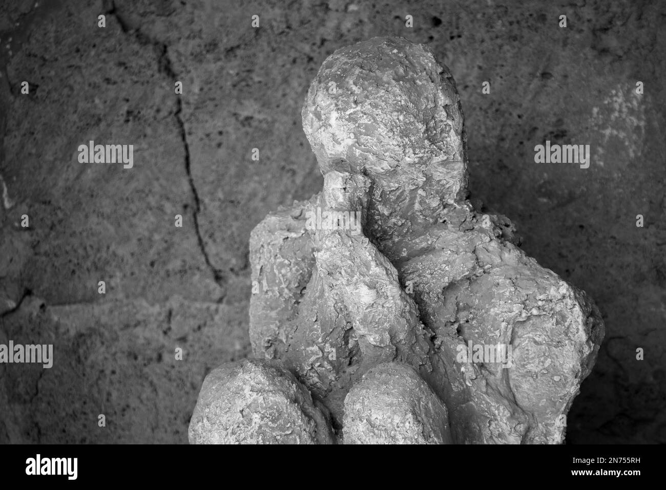 Pompeiian inhabitants petrified in their last situation of life ...