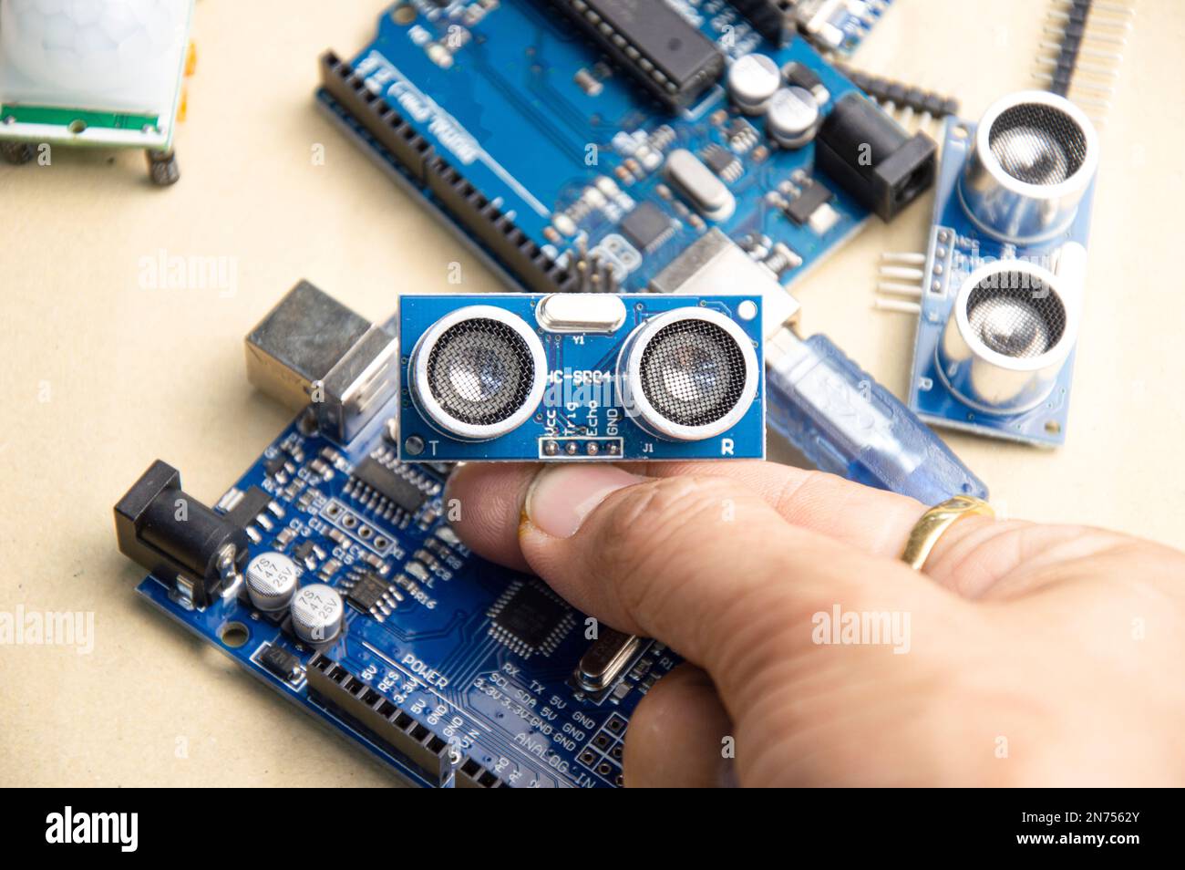 mainboard top view writing a set of instructions or a computer program ...