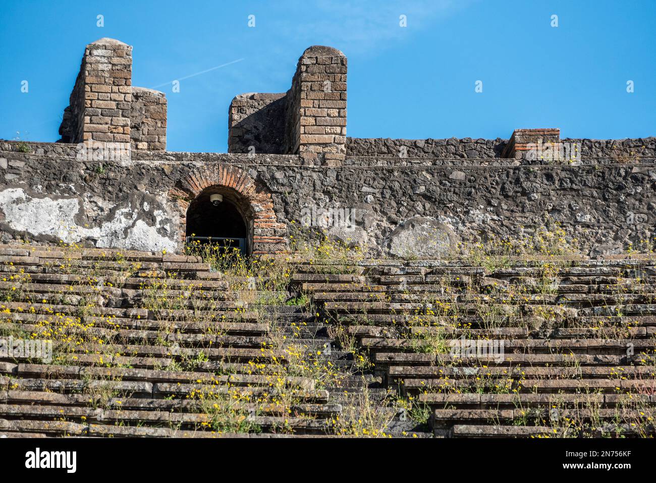 Ruins of an ancient Roman amphitheater, Southern Italy Stock Photo - Alamy