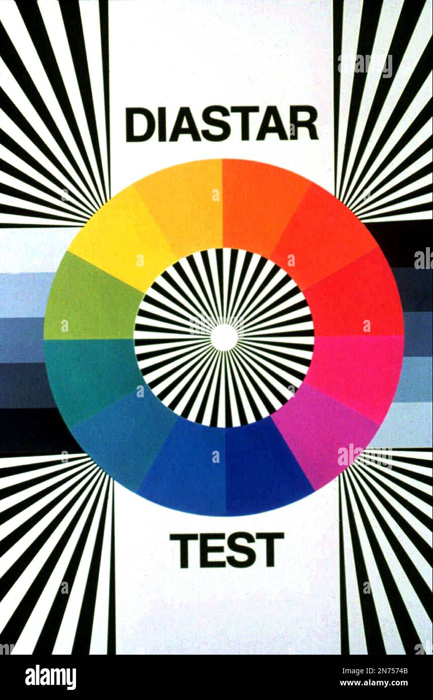 TEST -- This is a Diastar test from MDB Stock Photo - Alamy