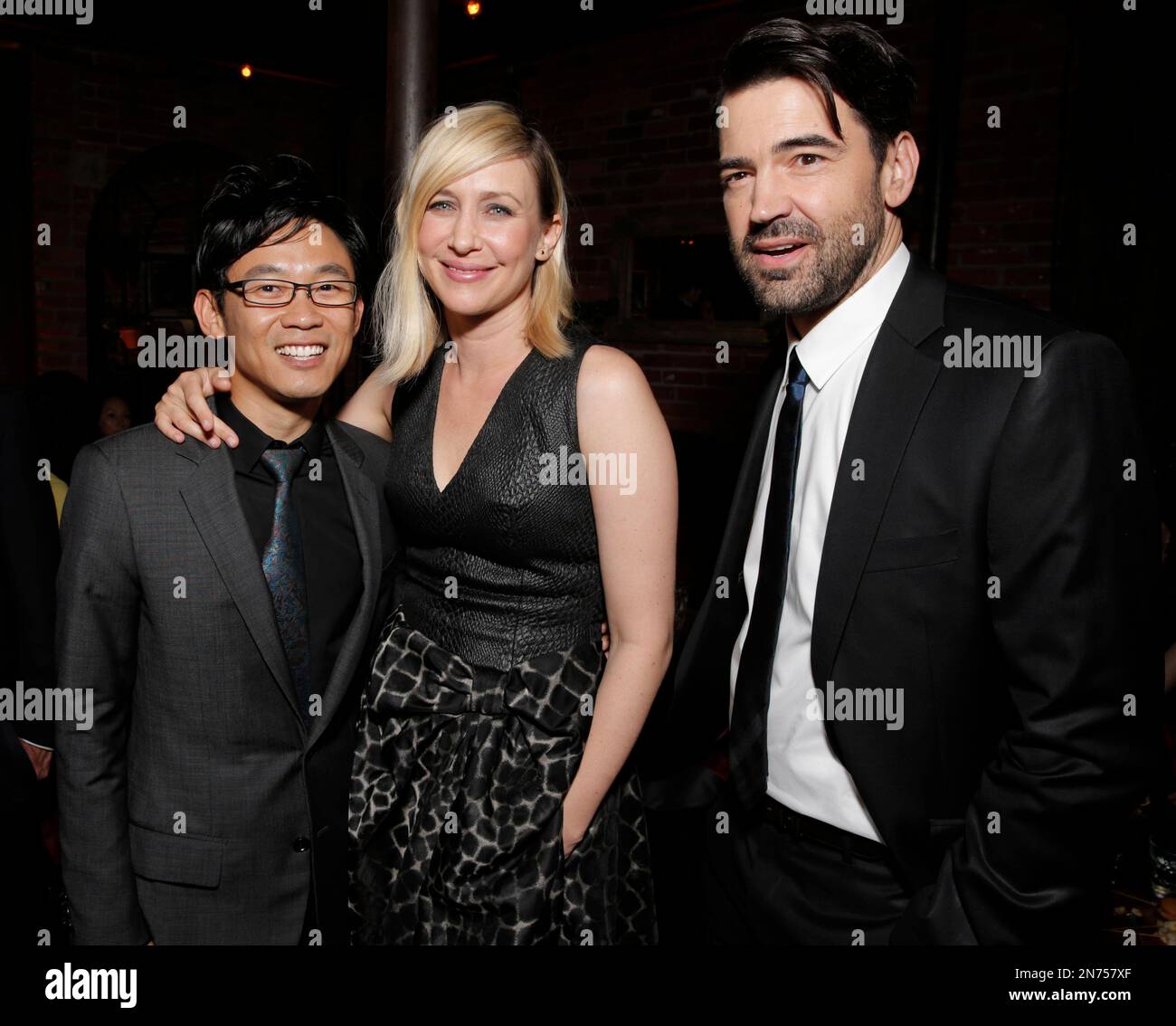 Director James Wan, Vera Farmiga and Ron Livingston attend the after ...