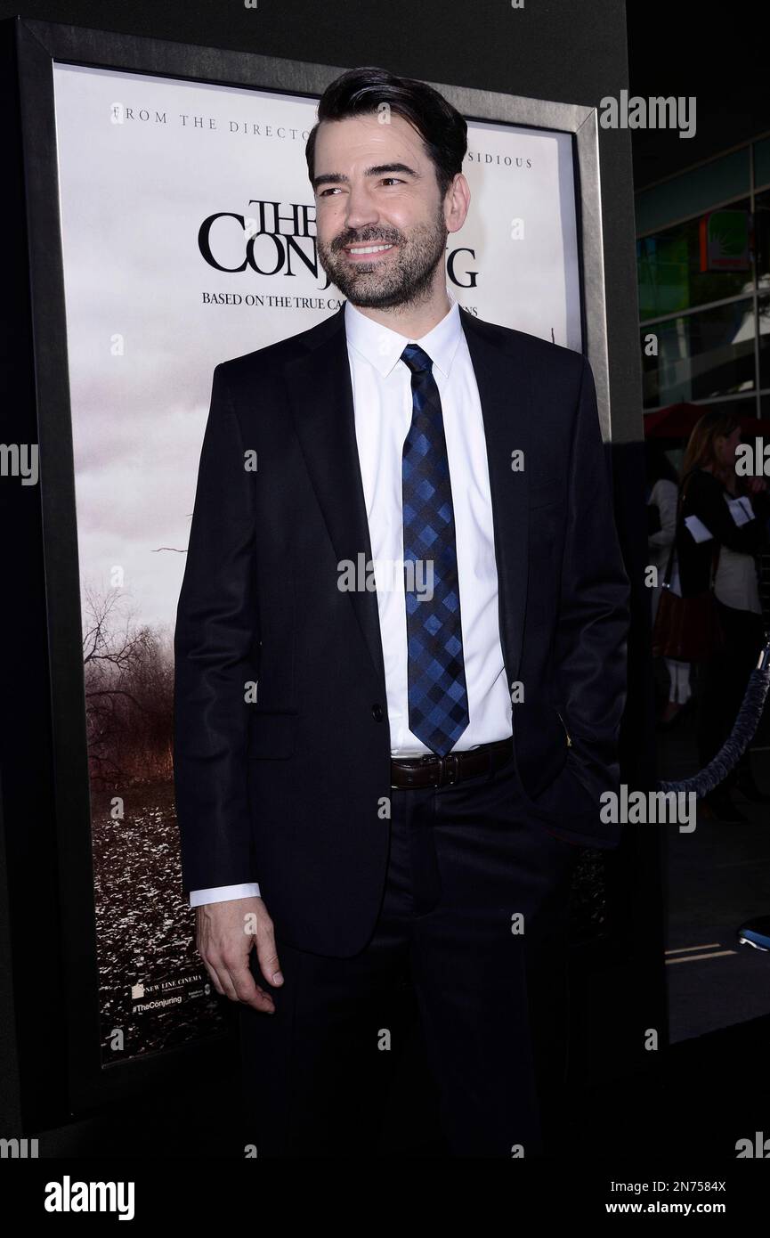 Actor Ron Livingston arrives at the LA Premiere of "The Conjuring" at ...