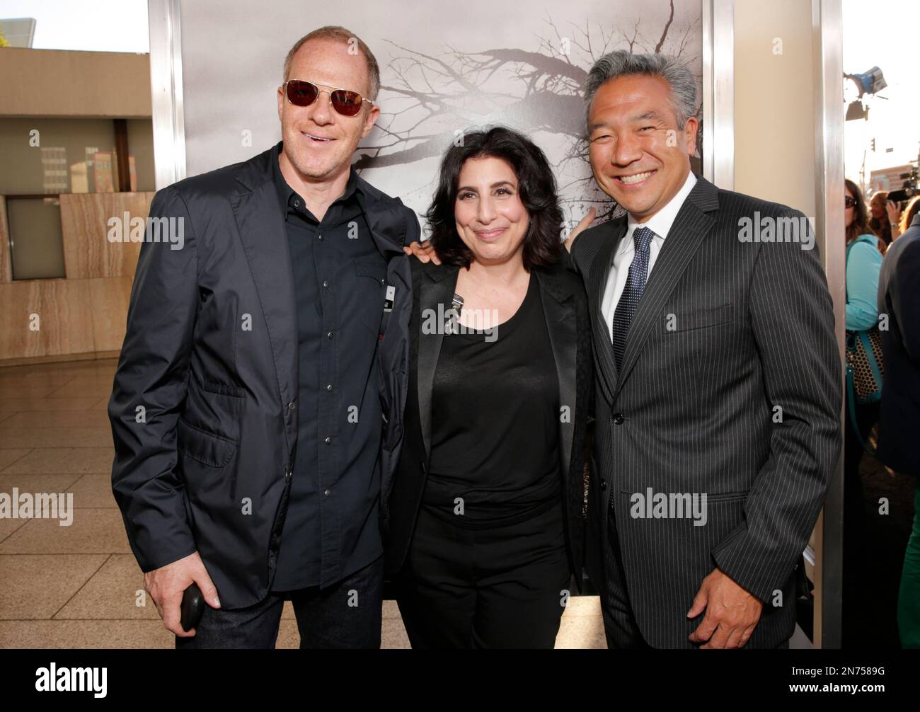 From left, Toby Emmerich, president and COO, New Line Cinema, Sue Kroll ...